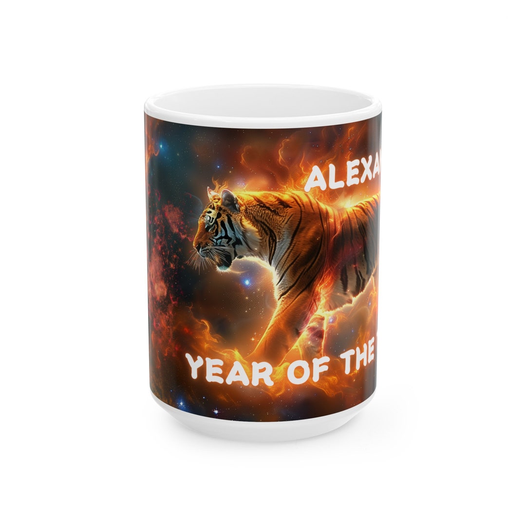 Chinese Zodiac Tiger Coffee Mug, Lunar New Year Gift - Etsy