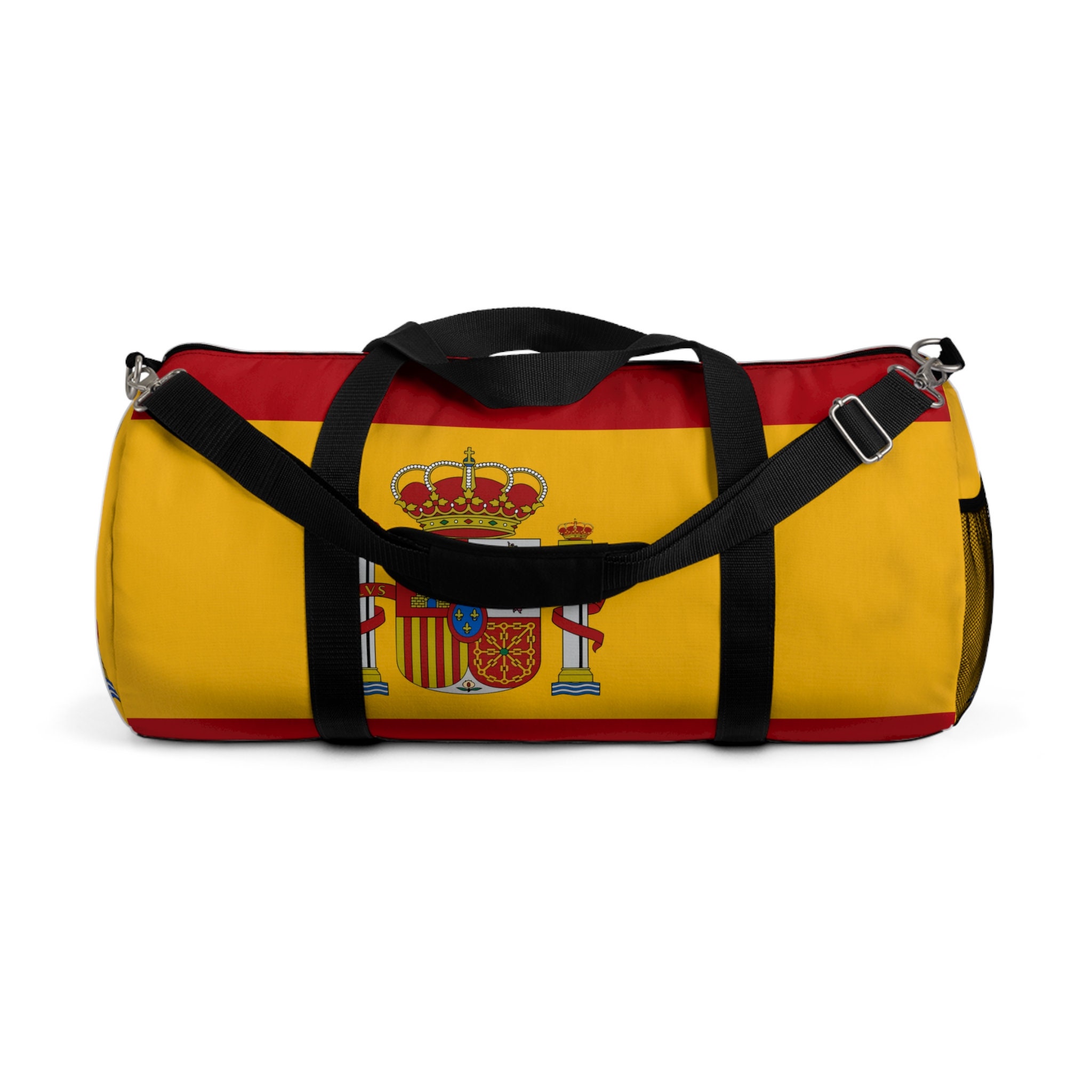 Spain Flag Duffel Bag With Coat of Arms - Etsy