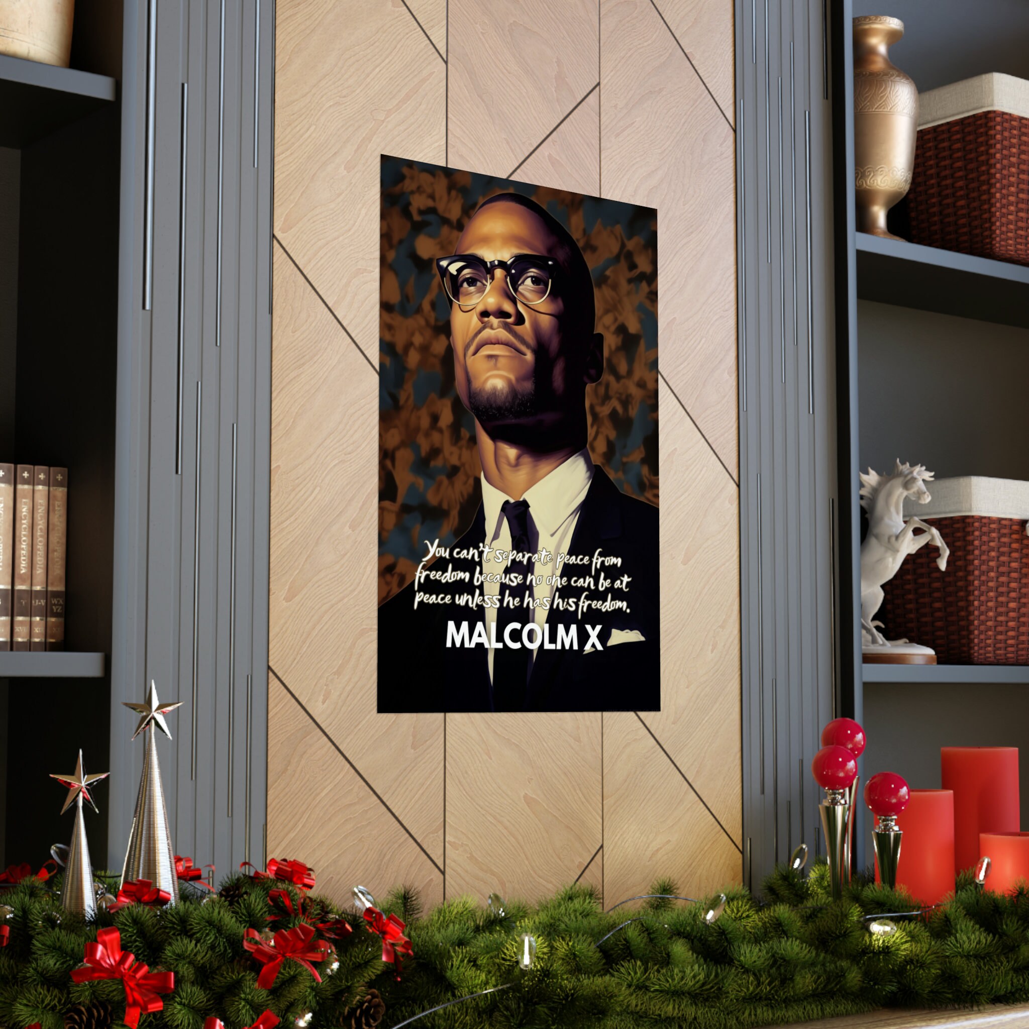 Malcolm X Poster, Black History Month, Civil Rights, Equality, Freedom ...