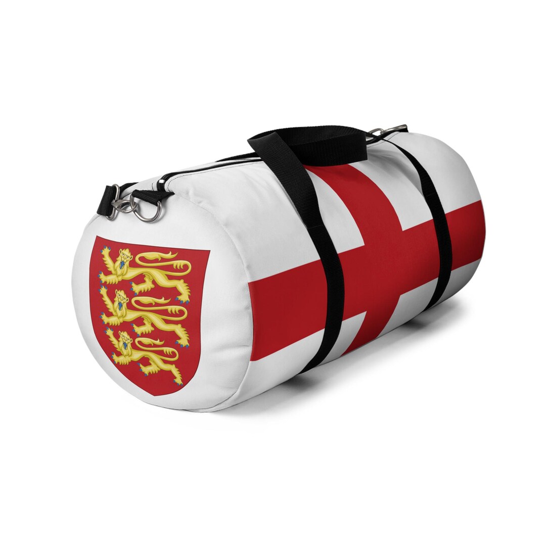 England Flag Duffel Bag: Travel Gym Bag With Coat of Arms - Etsy