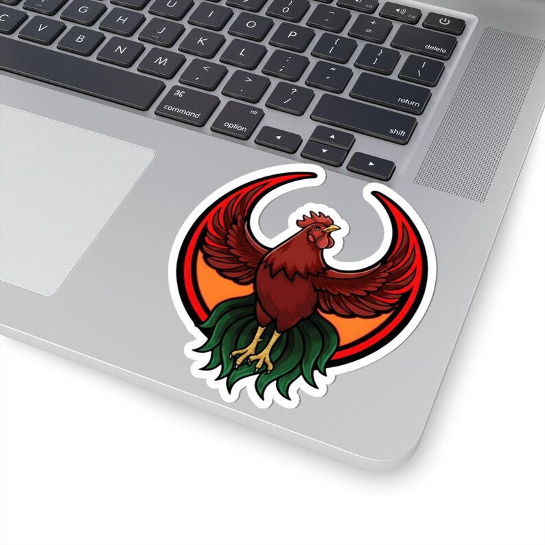 Rhode Island Red Rooster Resistance Kiss Cut Vinyl Sticker Symbolic ...