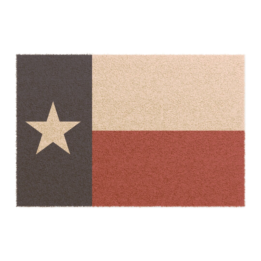 Coir Mat, Flag of Texas - Etsy