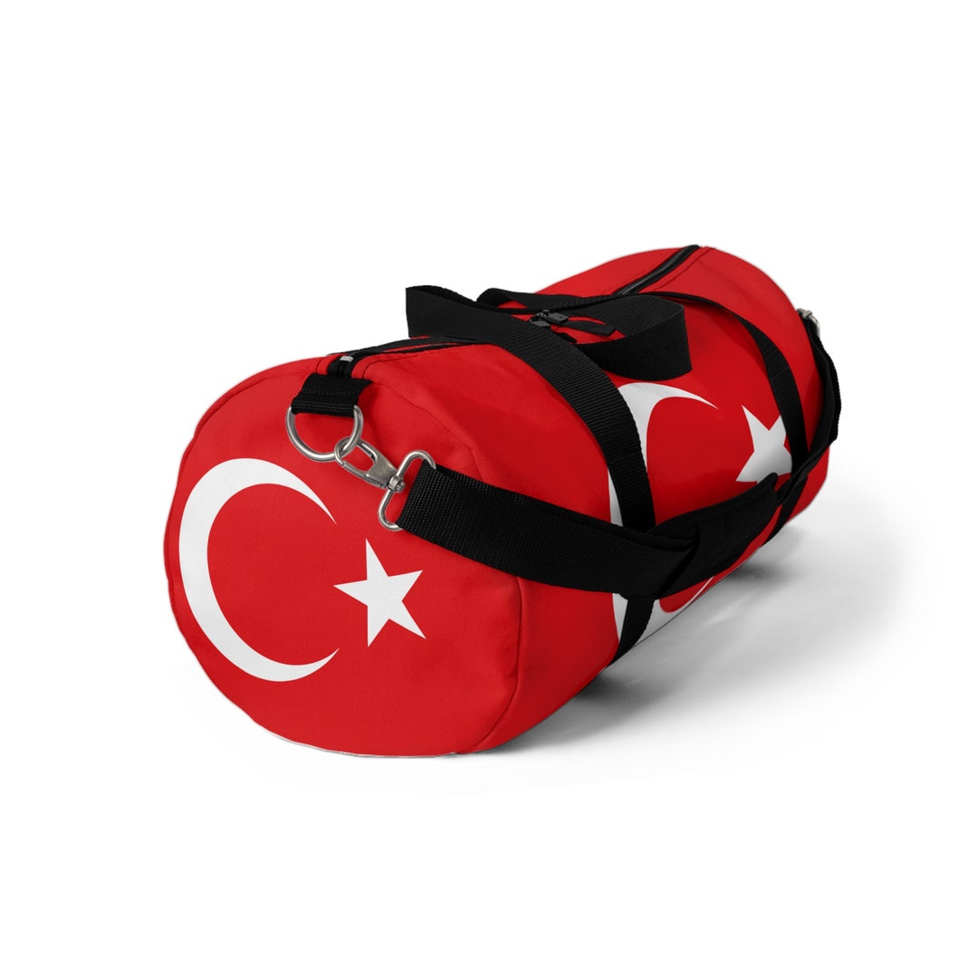 Turkiye Flag Duffel Bag, Flag of Turkiye, Turkey - Etsy