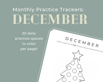 JULY - Monthly Piano Practice Tracker | Pdf Digital Download | Summer ...