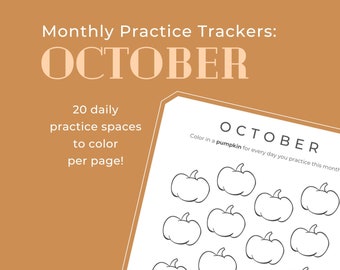 NOVEMBER - Monthly Piano Practice Tracker (SUZUKI) | Pdf Digital ...