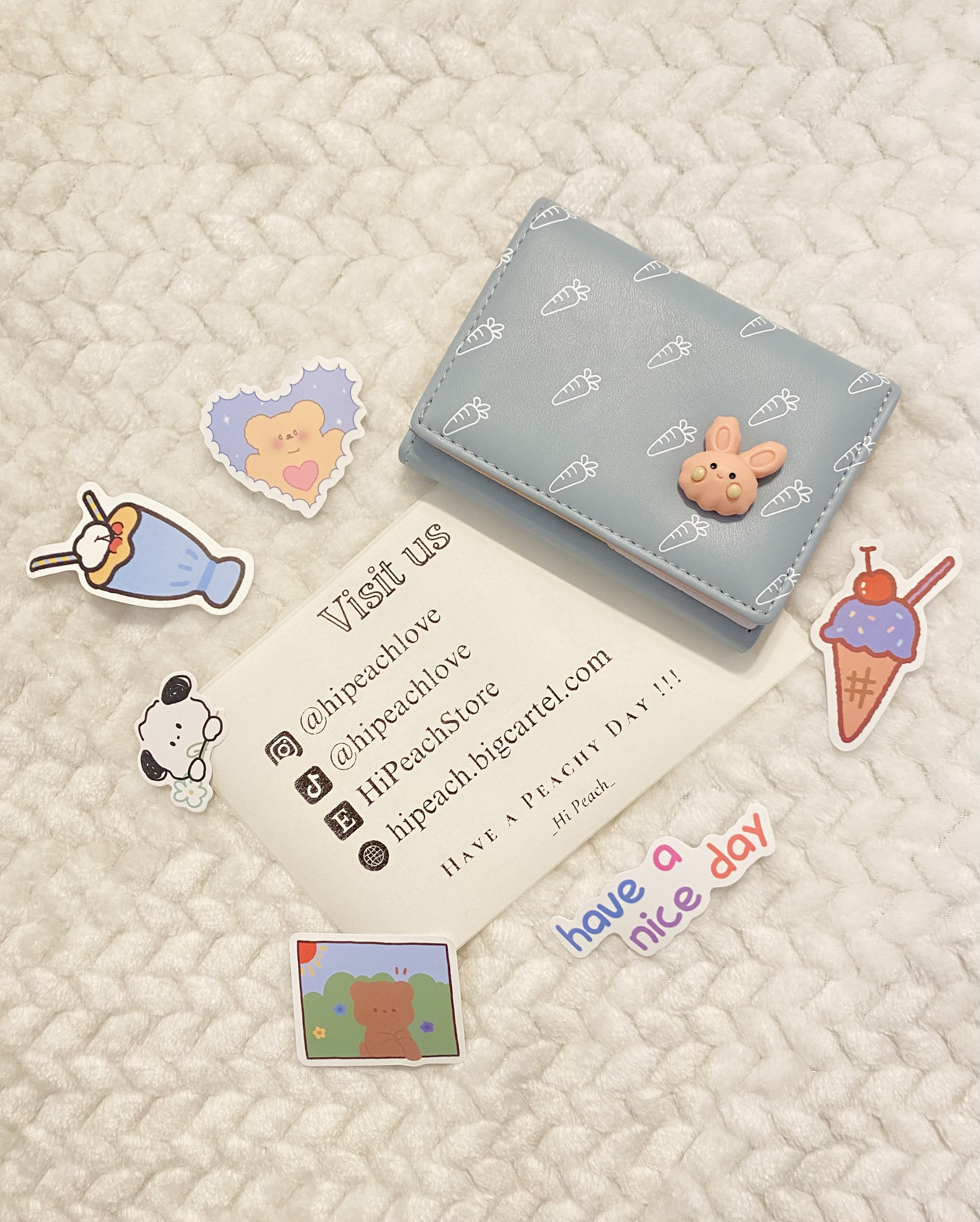 Bunny Wallet, Small Wallet, Card Holder, Wallet for Women, Gift for ...