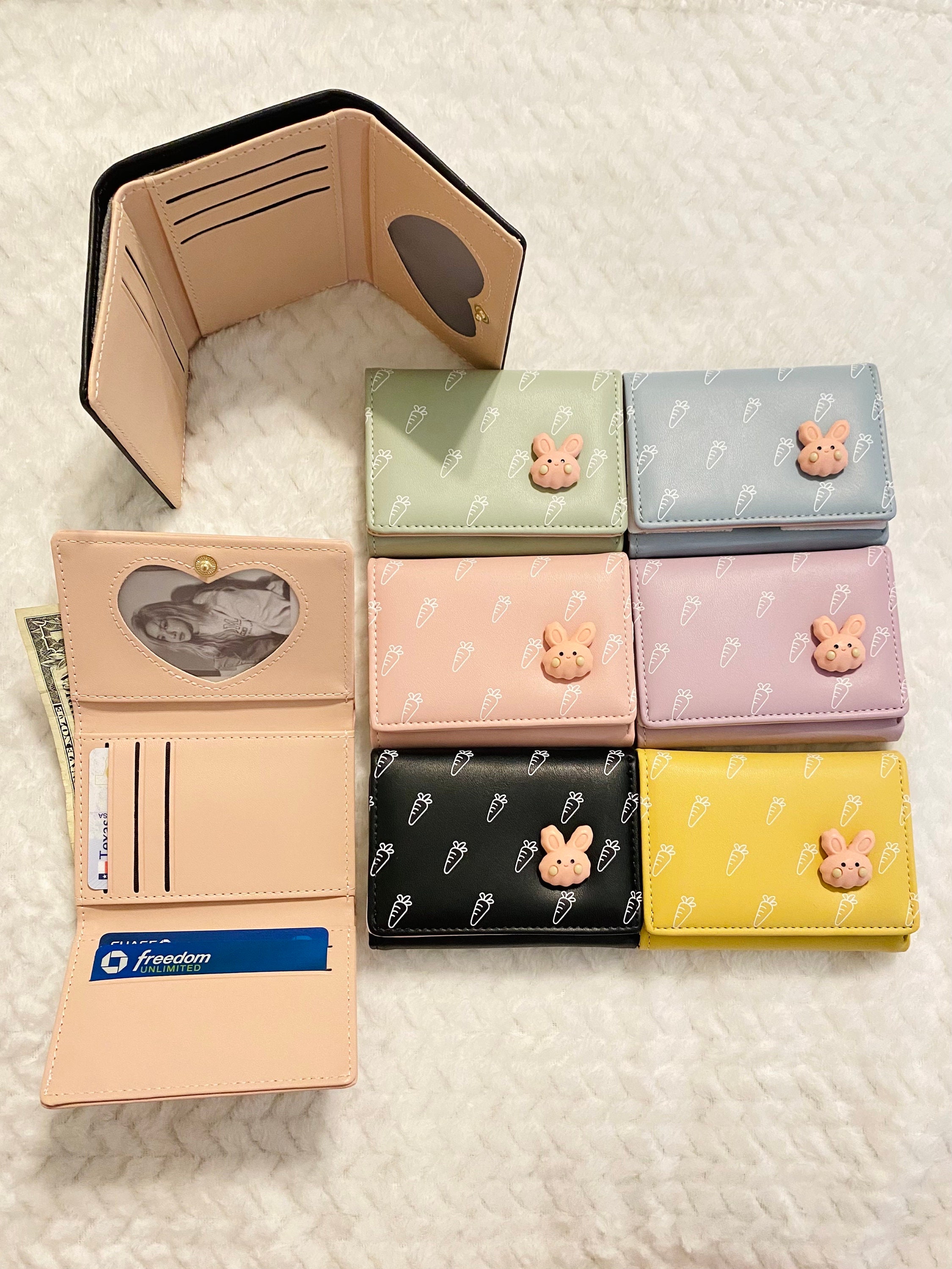 Bunny Wallet, Small Wallet, Card Holder, Wallet for Women, Gift for ...