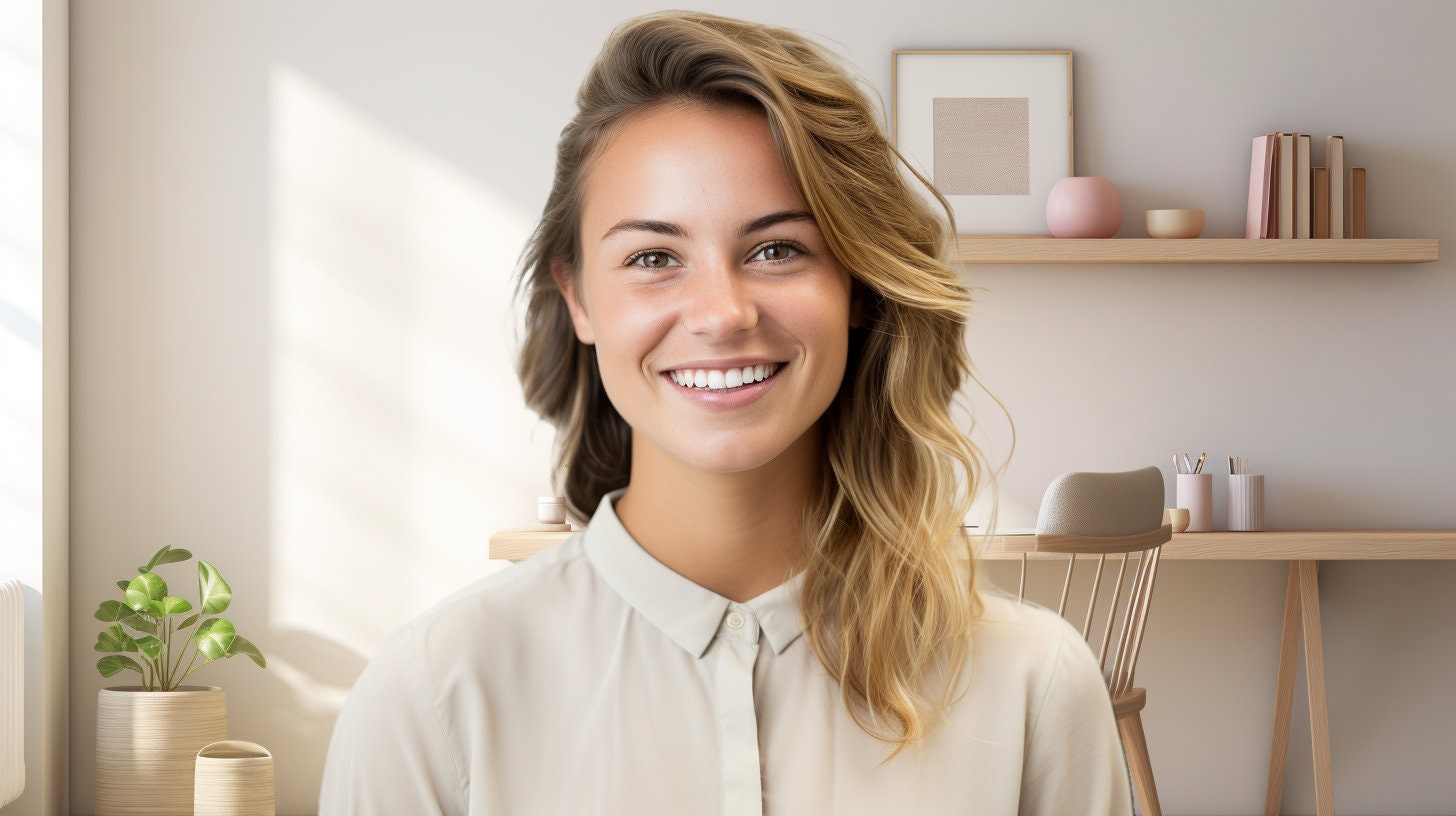 Simple Wall Zoom Background Office Pack for Virtual Meetings, Digital ...