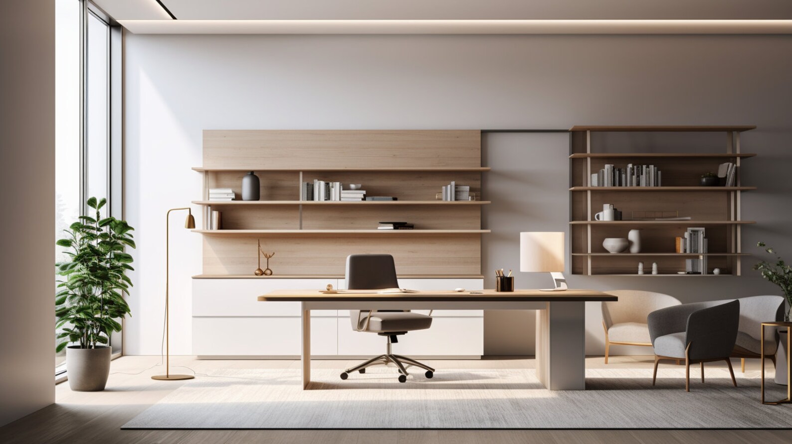 Luxury Office Zoom Background Office Pack for Virtual Meetings, Digital ...