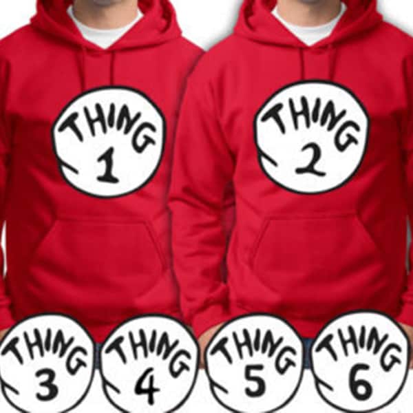 Thing 1 and Thing 2 - Etsy