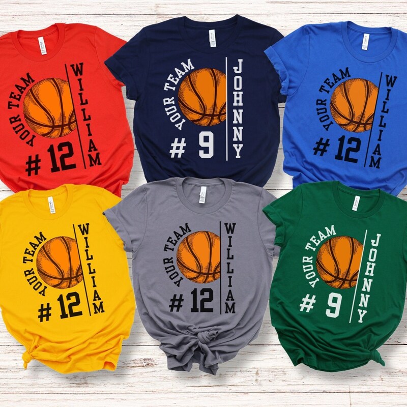 Basketball Shirt - Etsy