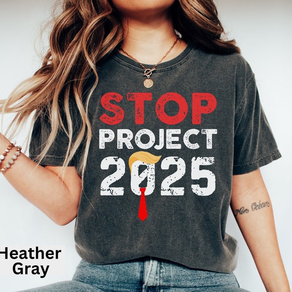 Stop Project 2025 Shirt Women - Etsy