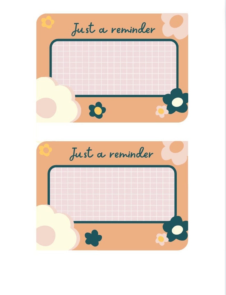 Just a Reminder Cards - Etsy