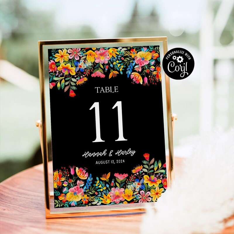 Mexican Table Numbers - Etsy