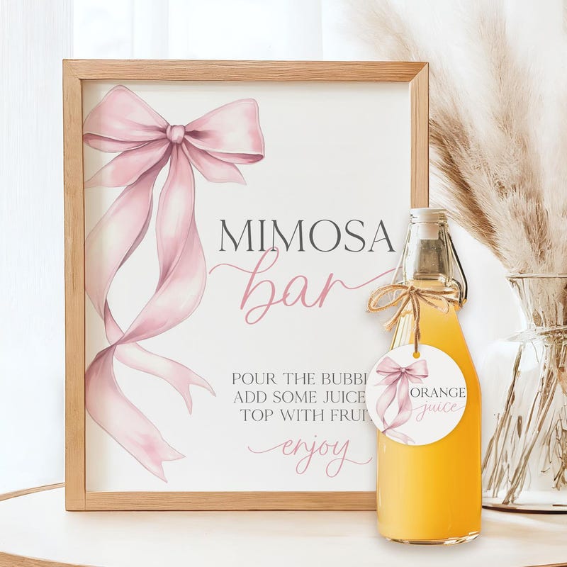 Mimosa Bar Sign - Etsy