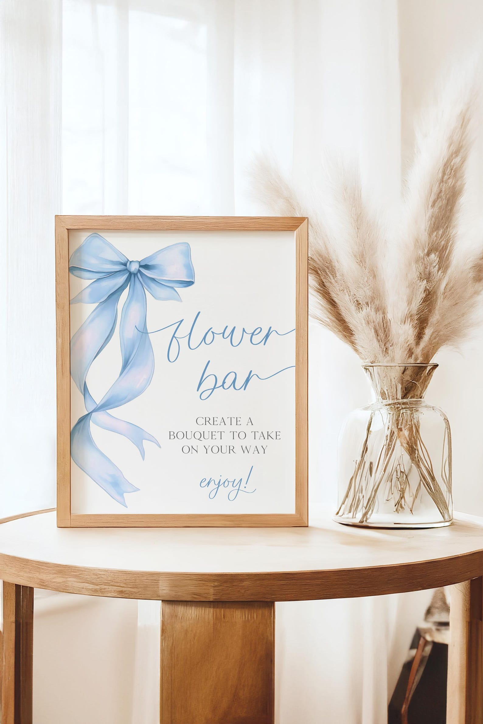 Flower Bar Sign Bouquet Bar Sign Make a Bouquet Sign Flower Arrange ...