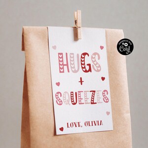 Printable Valentine's Day Tag Preschool Valentine Gift Label Kids ...