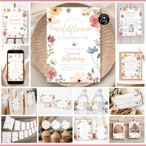 Wildflower Gable Box Template Wild Flower Box Sticker 1st Birthday ...