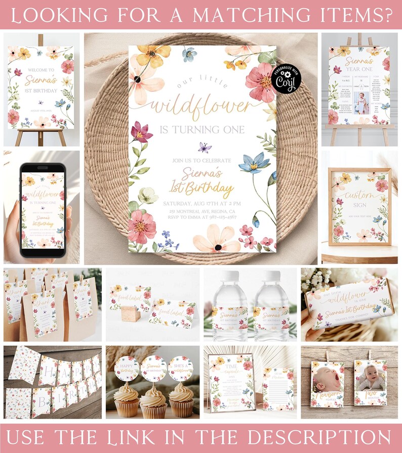 Wildflower Gable Box Template Wild Flower Box Sticker 1st Birthday ...