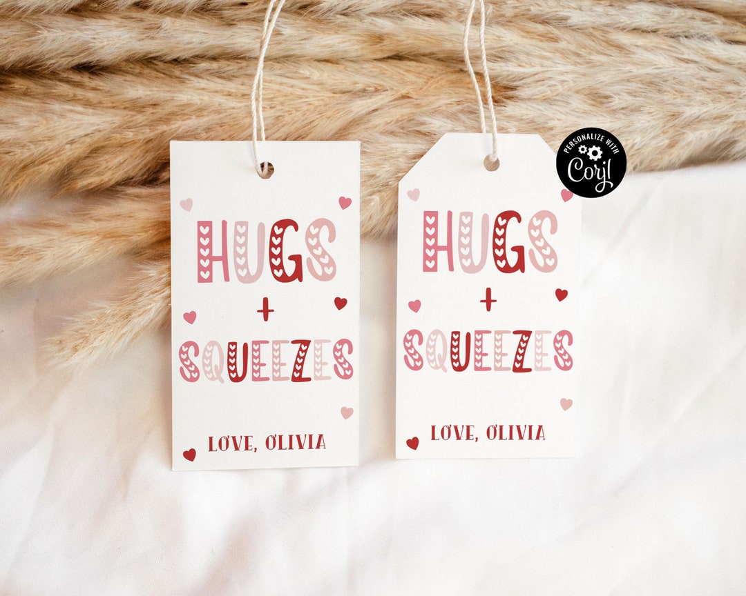 Printable Valentine's Day Tag Preschool Valentine Gift Label Kids ...