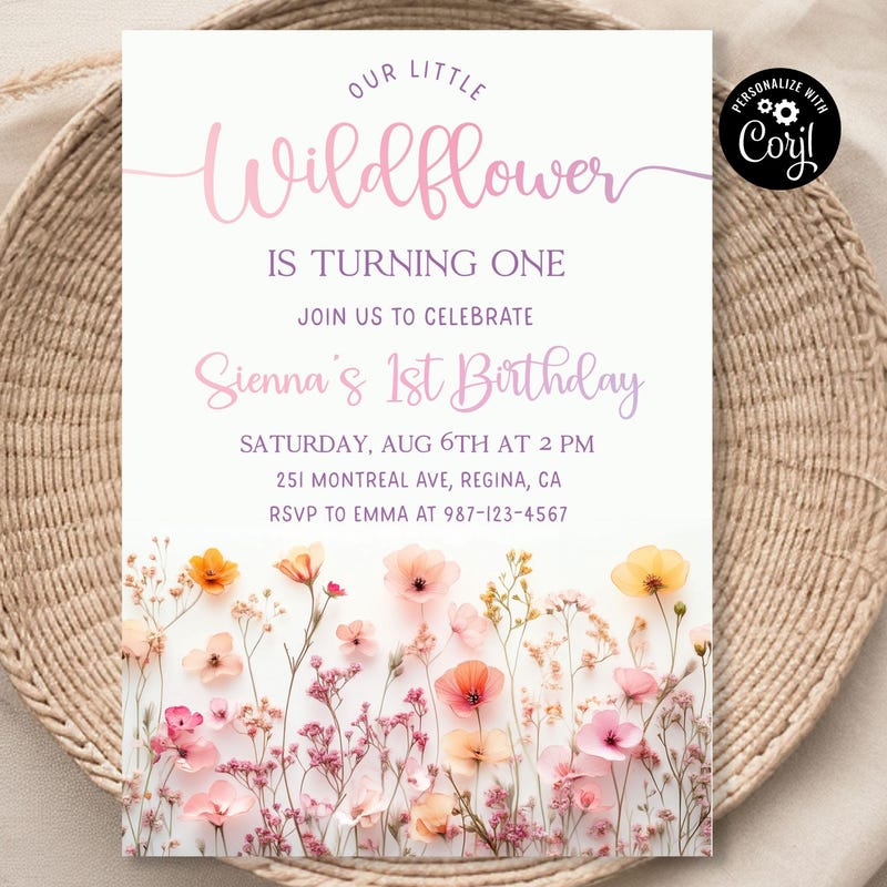 Flower Girl Invite - Etsy