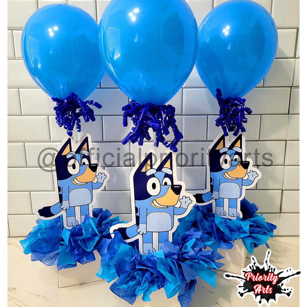 Blue Dog Table Centerpieces, Bluey Table Centerpieces, Bluey Party ...