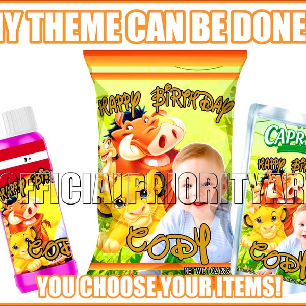 Lion Party Supplies - Etsy