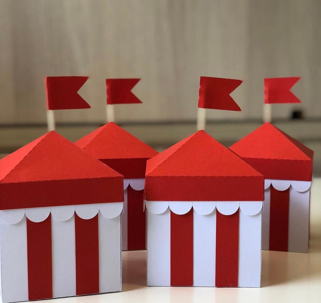 Circus Box - Cajita Carpa De Circo - Etsy