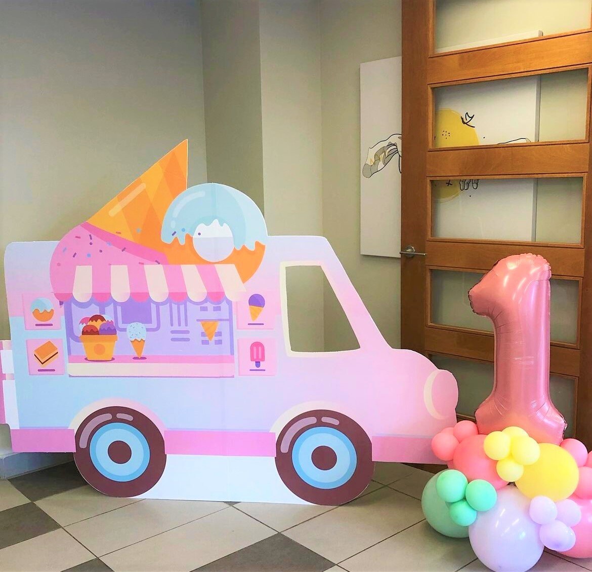 Ice Cream Party Decoration - Decoracion Fiesta De Helado - Etsy