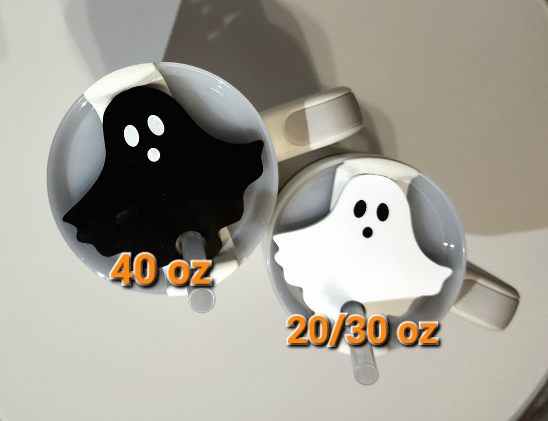 Ghost Topper for Stanley Cutie Boo Topper Bundle for Stanley Tumbler 20 ...