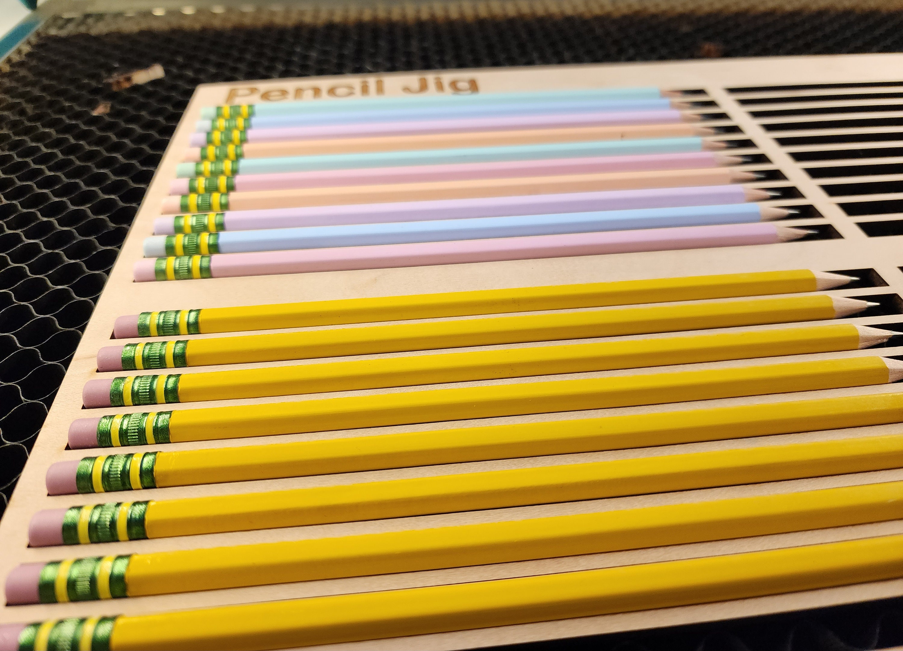 Pencil Jig SVG; Laser Engraving Jig; Laser Pencil Jig - Etsy