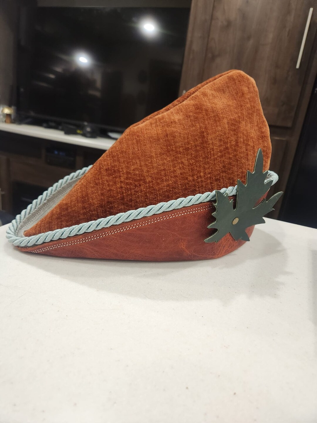 Custom Leather Bycocket robin Hood Hat - Etsy