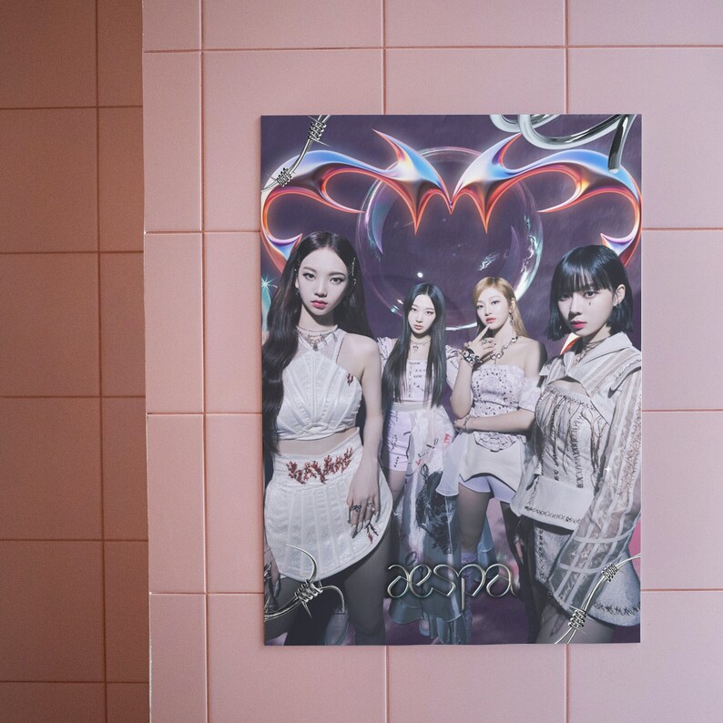 Printable Aespa 1st Mini Album Poster. Aespa Merch. KPOP Merch. Futuristic Y2K Poster. - Etsy