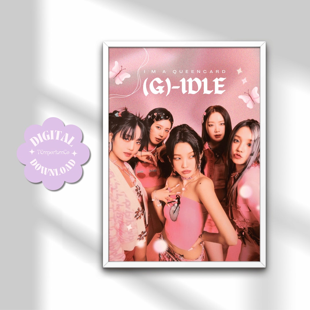 Printable GIDLE 'I Feel' Poster. GIDLE 'i'm A Queencard' Merch ...