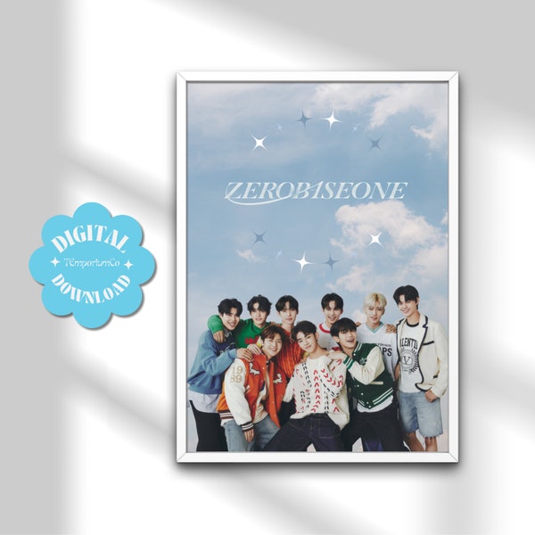 Zerobaseone Poster - Etsy UK