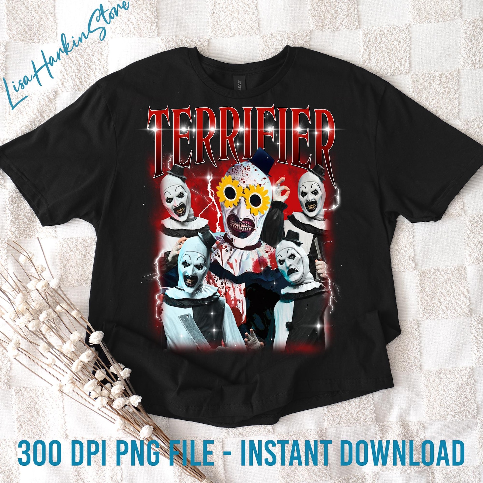 Retro Bootleg Halloween Horror Clowns Png, Halloween Clown Shirt Design ...