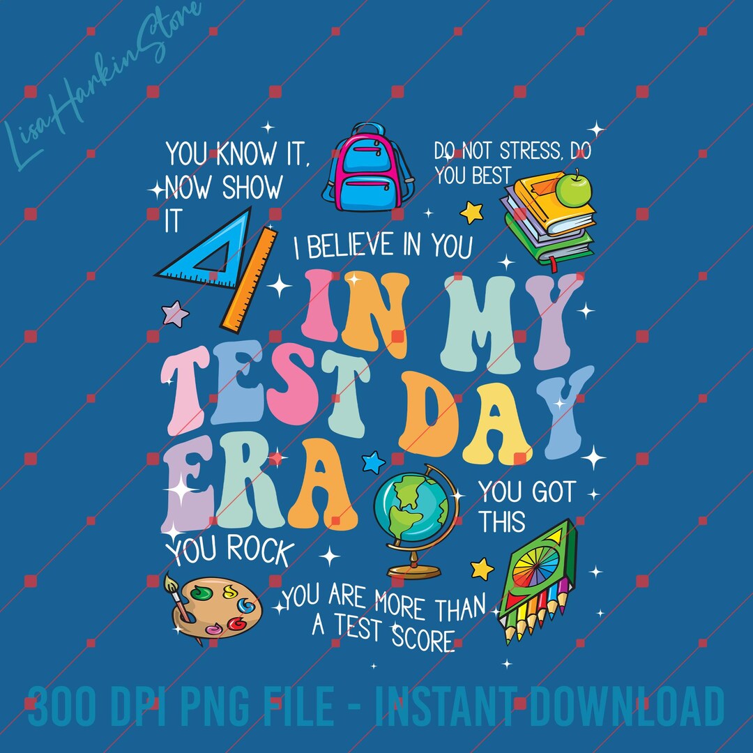 In My Test Day Era Png, Staar Day Png, Don't Stress Do Your Best, Rock ...
