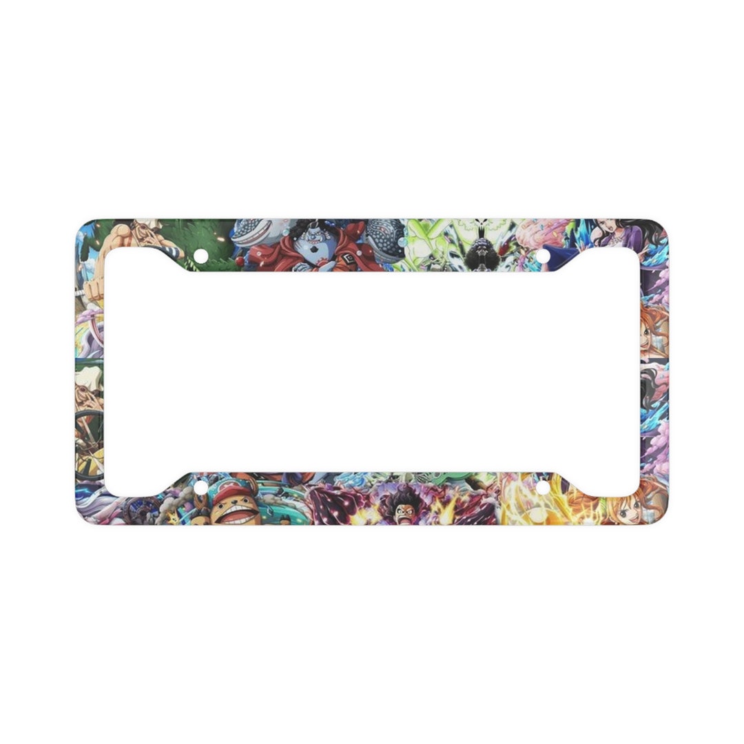 License Plate Frame Japanese Anime, Manga One Piece JDM Tag Holder Car ...