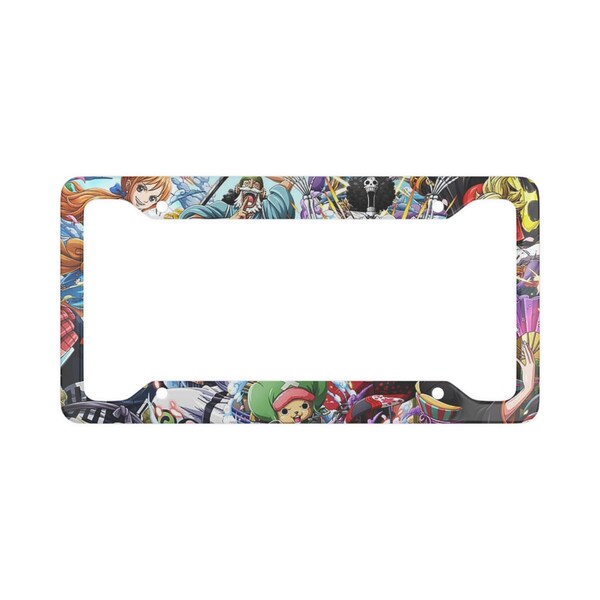 One Piece License Plate Holder - Etsy