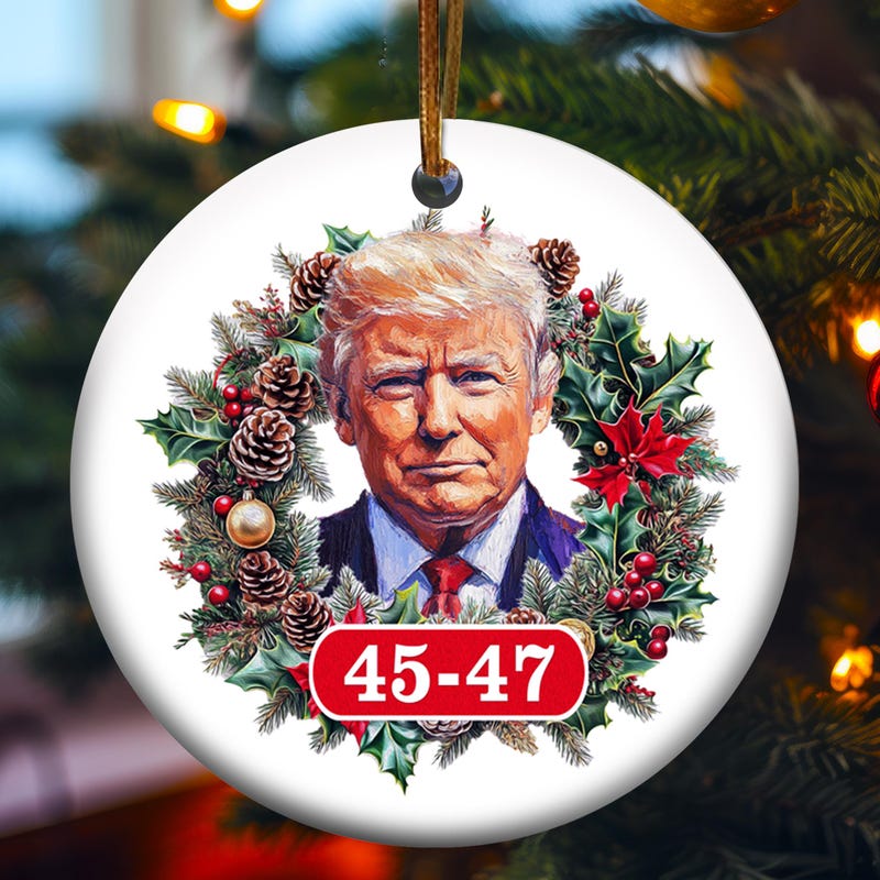 Trump Trump Christmas Ornaments - Etsy