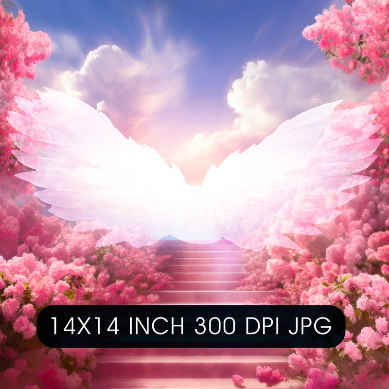 Pink Heaven Background - Etsy