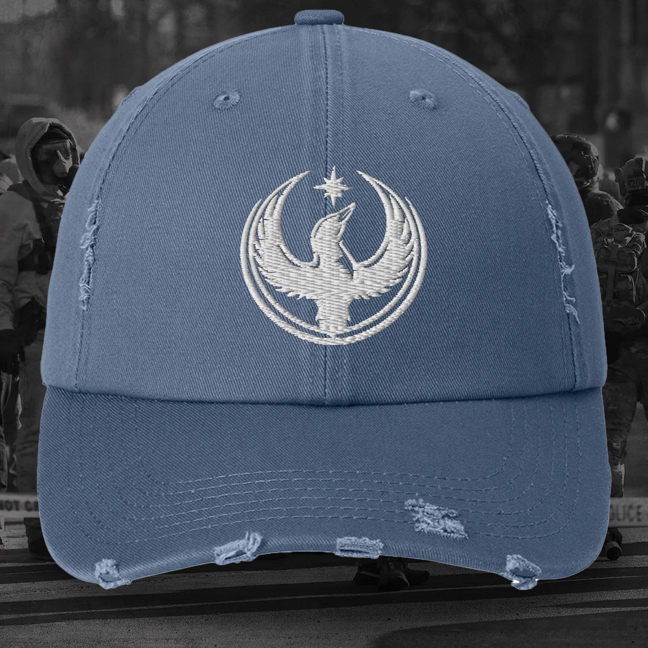 Minnesota Rebel Alliance Embroidered Distressed Cap, MN State Bird Loon ...