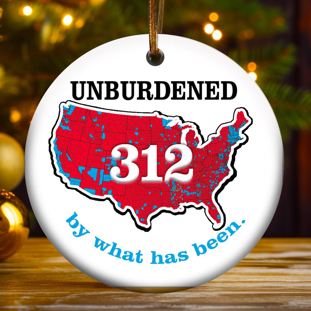 2024 Election Map Christmas Ornament: American Pride Keepsake Gift - Etsy