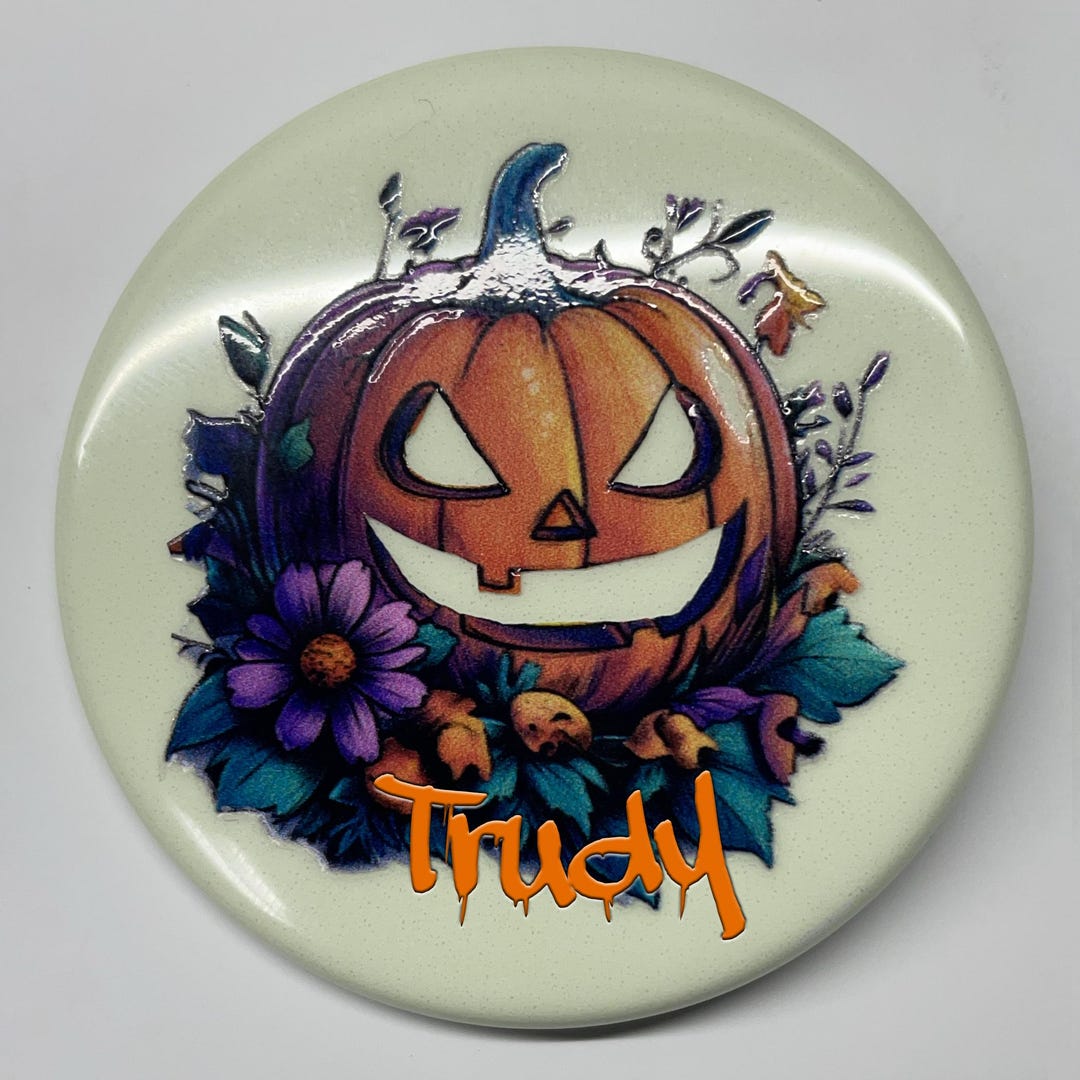Custom Halloween Glow in the Dark 2.5 Inch Pin Back Button, Custom ...