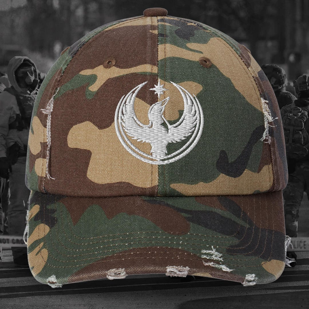 Minnesota Rebel Alliance Embroidered Distressed Cap, MN State Bird Loon ...