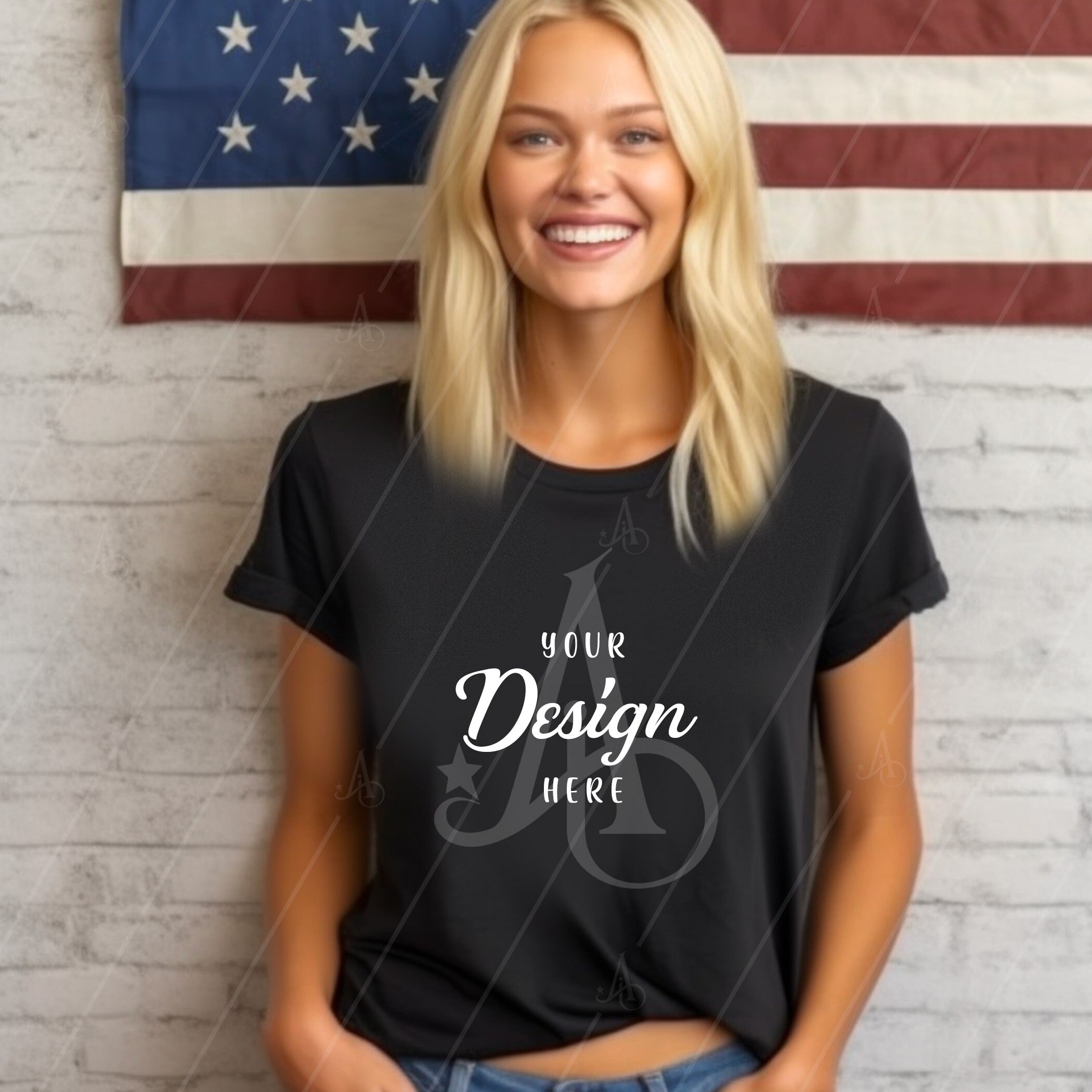USA Tshirt Mockup American Flag Mockup Bundle 12 Plus - Etsy
