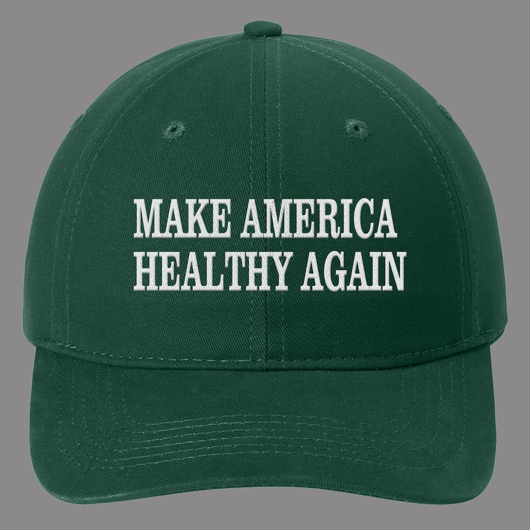 MAHA Hat: Embroidered 'make America Healthy Again' Baseball Cap - Etsy
