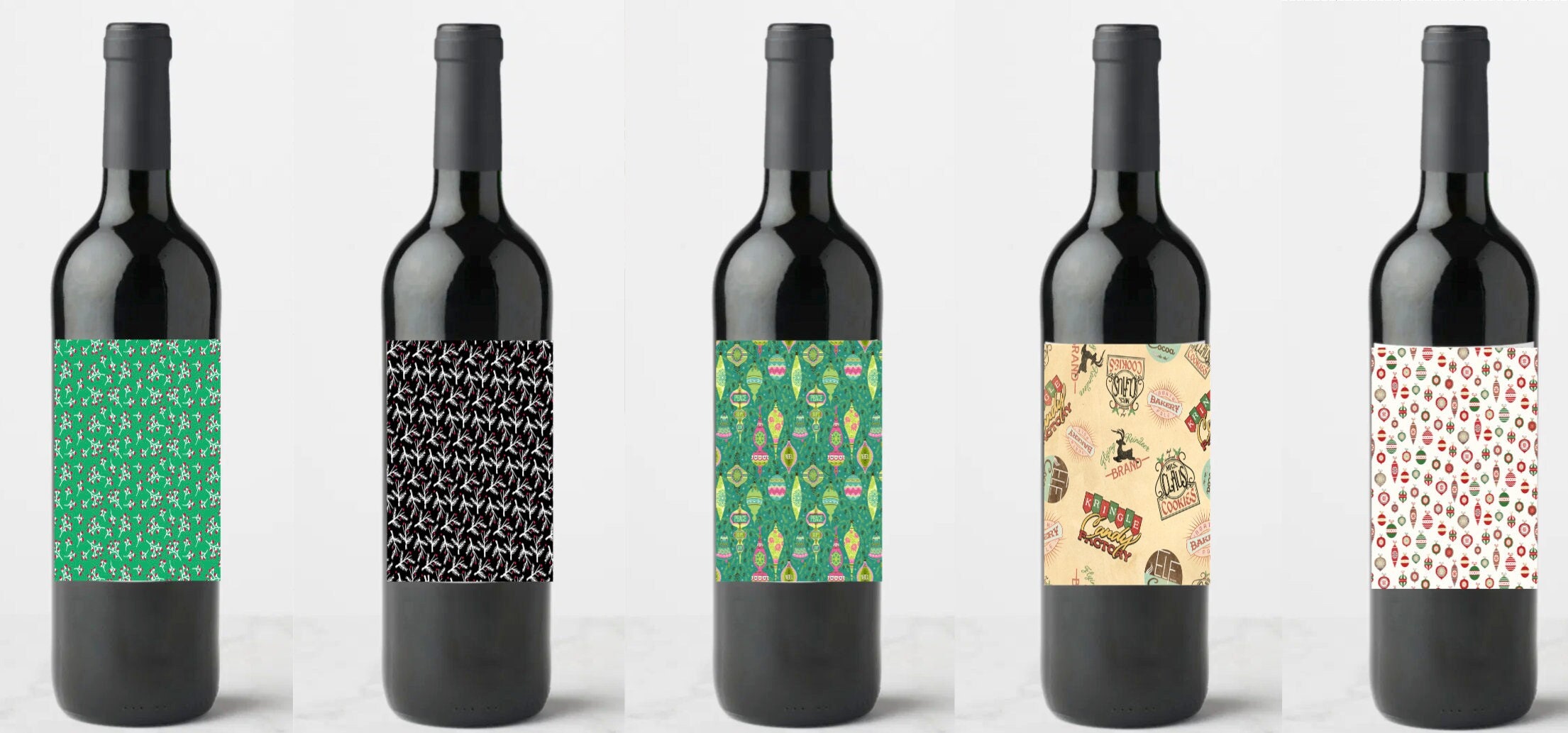 PRINTED Custom Wine Bottle Label Photo Wine Label - Etsy