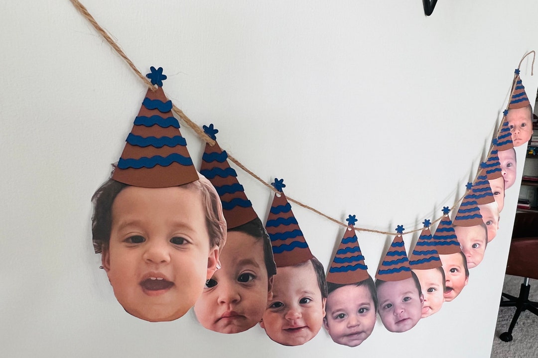 Custom Photo Banner Baby's First Year, Custom Photo Banner, Custom ...