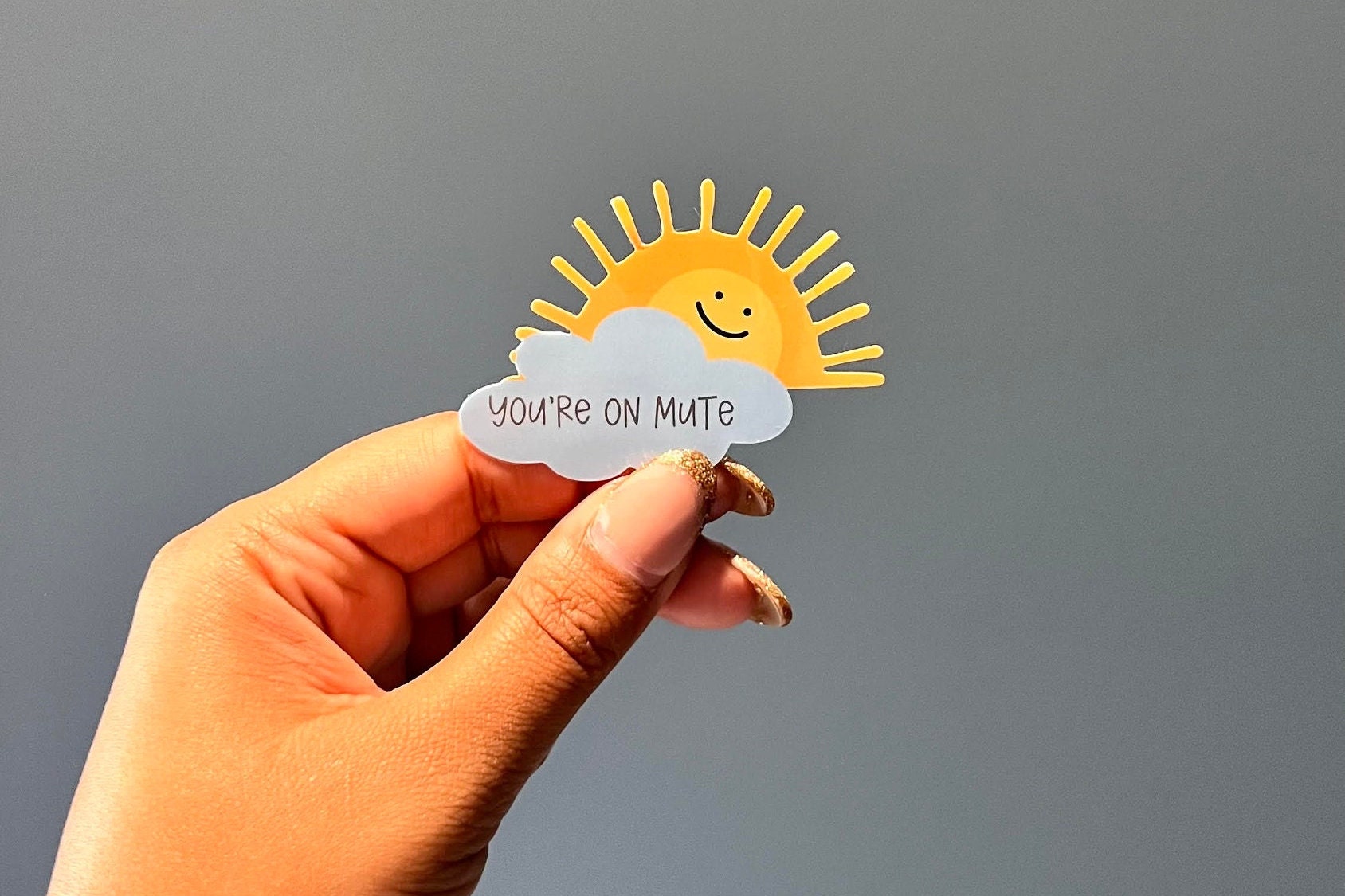 You're on Mute Sticker Decal Label for Laptop Office - Etsy